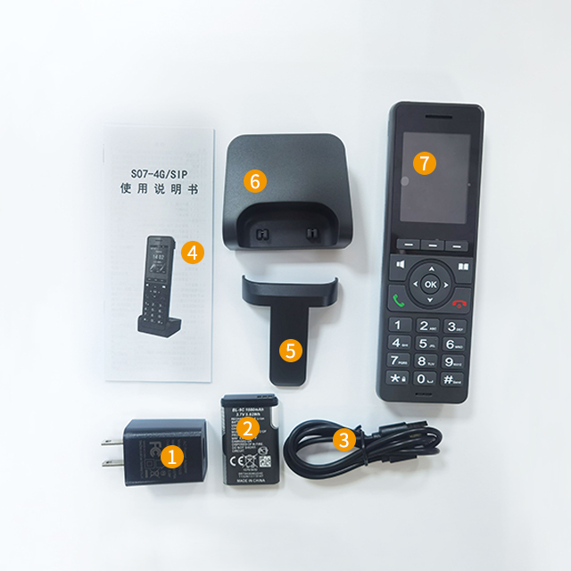 WiFi SIP Phone for Business Hotel VOIP Telephone 2.4G 5.8G Wirele Phone ...